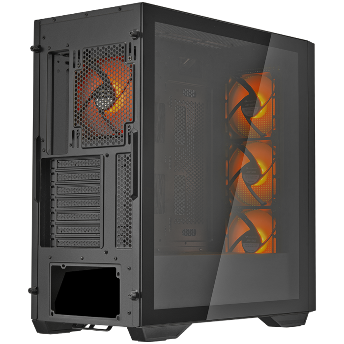 COUGAR | Uniface RGB Black | PC Case | Mid Tower / Mesh Front Panel / 4 ...